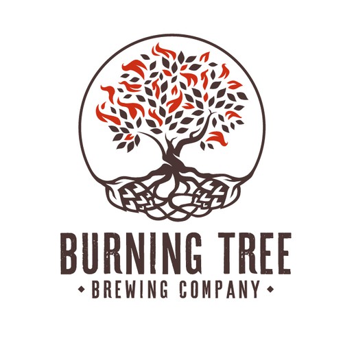 Design a visual identity for "Burning Tree Brewing Company." | Logo ...