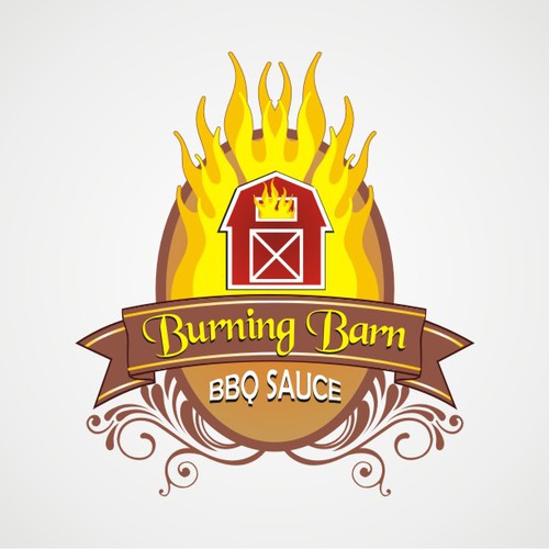 New logo wanted for Burning Barn BBQ Sauce | Logo design contest