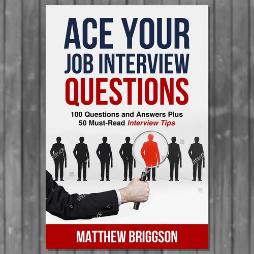 Design a book cover for a job interview book. | Book cover contest
