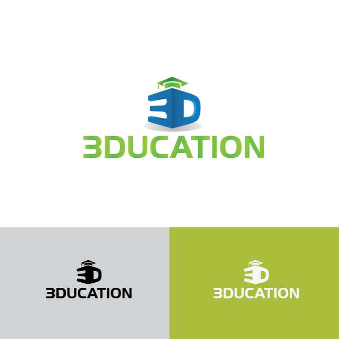 Logo Design for a teaching platform that contains school task within 3d ...