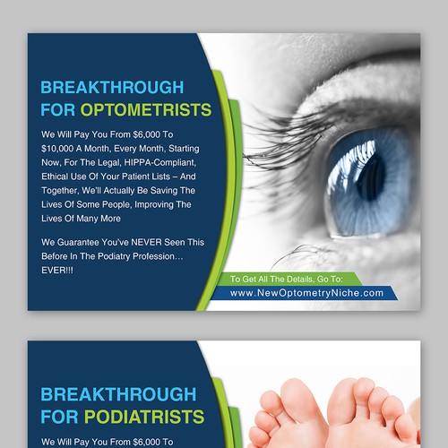 2 simple, magazine ads needed asap | Postcard, flyer or print contest