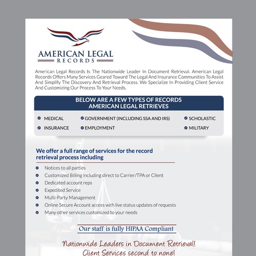 GUARANTEED!!!! Design Eye Catching One Page Flyer for our New Document ...