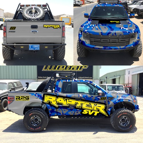 Design an awesome Car Wrap for a Ford Raptor | Car, truck or van wrap ...