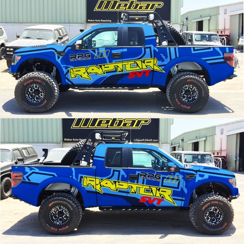 Design an awesome Car Wrap for a Ford Raptor | Car, truck or van wrap ...