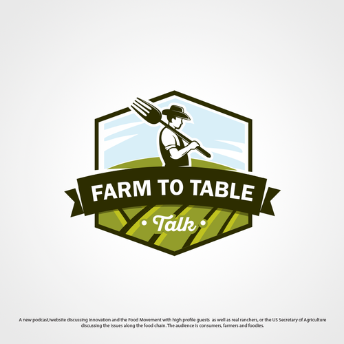 Farm to Table Podcast | Logo design contest