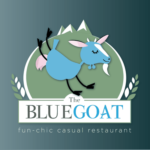 Designs | Restaurant Logo The Blue Goat | Logo design contest