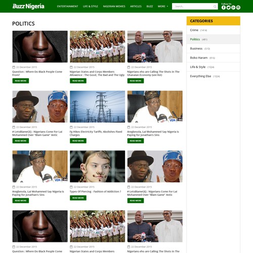 Create an Eye Catching Wordpress Theme Design For a News Blog ...