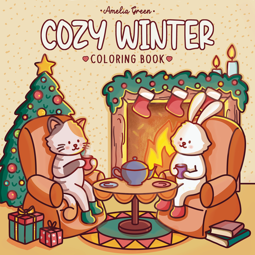 Designs | Square Book Cover for Cute Coloring Book | Book cover contest