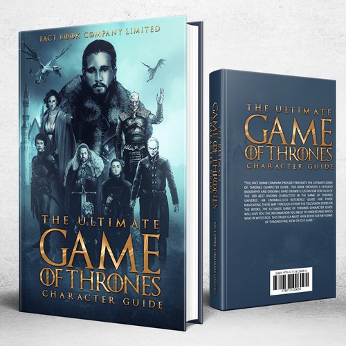 Designs | The Ultimate Game of Thrones Character Guide | Book cover contest