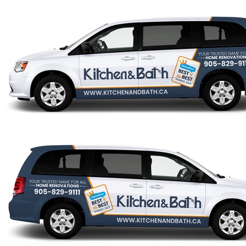 Designs | Kitchen and Bath Car Wrap | Car, truck or van wrap contest