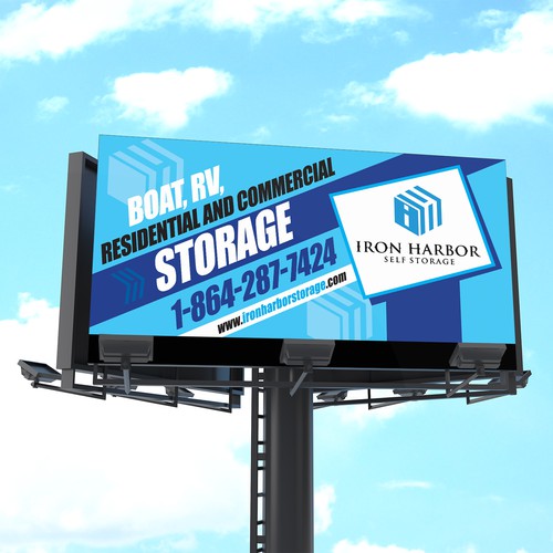 Road Side Billboard/sign for self storage | Signage contest