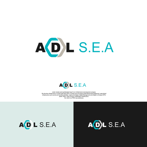 smart, simple and sophisticated logo for an infrastructure development ...