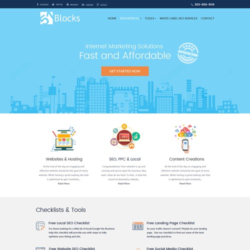 Homepage Design | Web page design contest
