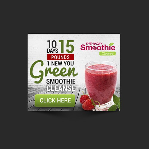 Eye Catching SMOOTHIE Banners | Banner ad contest