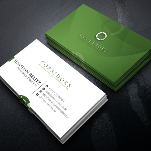 Modern business card for NGO; Logos available | Business card contest