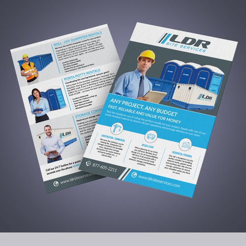 LDR Site Services Flyer | Postcard, flyer or print contest