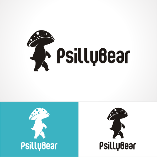 Designs | "Psilly Bear" Symbol Logo for our Mushroom Extract Company ...