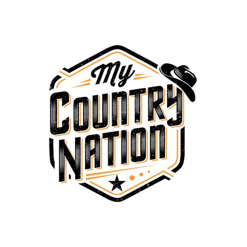 Design an entertainment logo for country music's My Country Nation ...