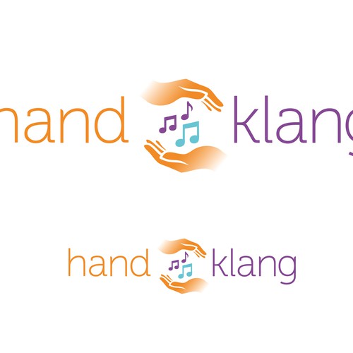 hand-klang Logo: Massage mit Musik verbinden | Logo design contest