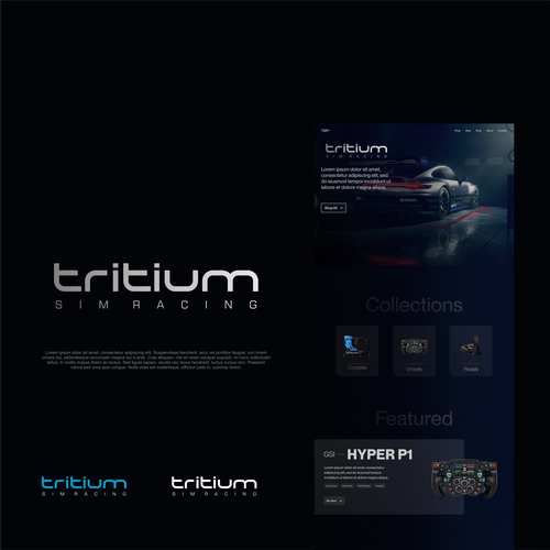 Designs | Tritium Sim Racing Logo Design Contest | Logo design contest