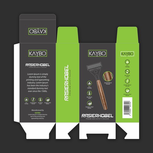 Designs | Design a premium safety razor package appealing to health ...