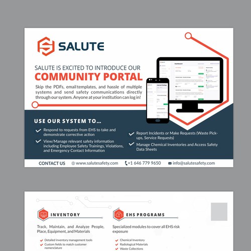 Designs | Design a postcard advertisement for an innovative safety ...