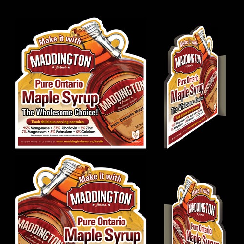 Designs | Maddington Farms Rack Card for the Health Benefits of Pure ...