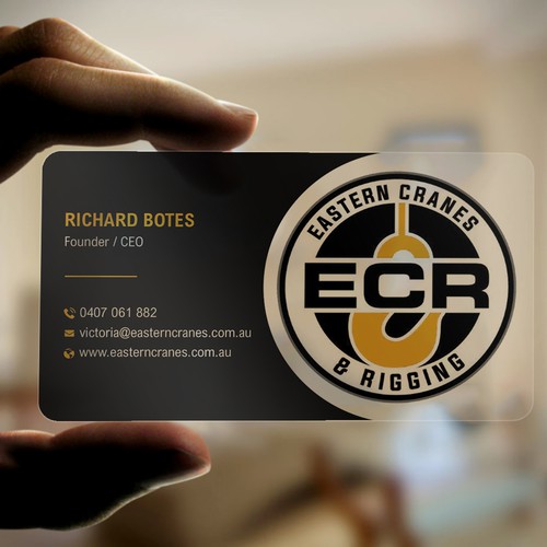 Designs | Eastern Cranes & Rigging | Business card contest