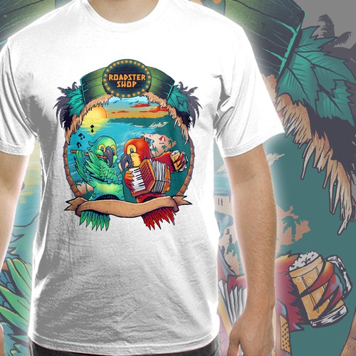 80s POP culture, MTV shirt design for ROADSTER SHOP | T-shirt contest