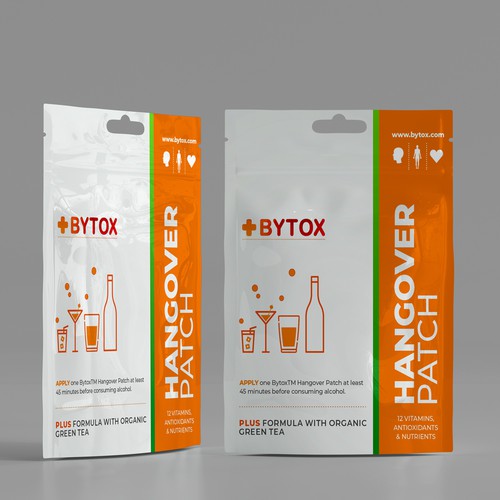 Designs | Powerful new packaging design for a hangover/wellness patches ...