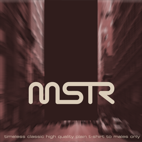 Create a minimalist with a hint of street style for MSTR | Logo design ...