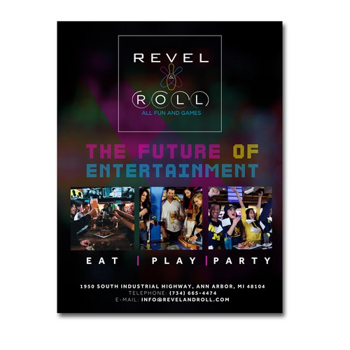 Entertainment center flyer and social graphic | Postcard, flyer or ...