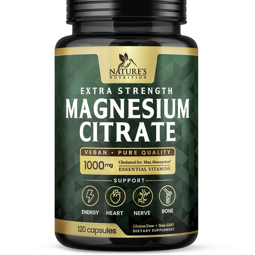Designs | Premium Magnesium Citrate Design needed for Nature's ...