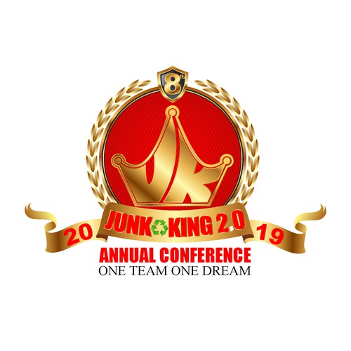 8th Annual Junk King Conference Logo | Logo Design Wettbewerb
