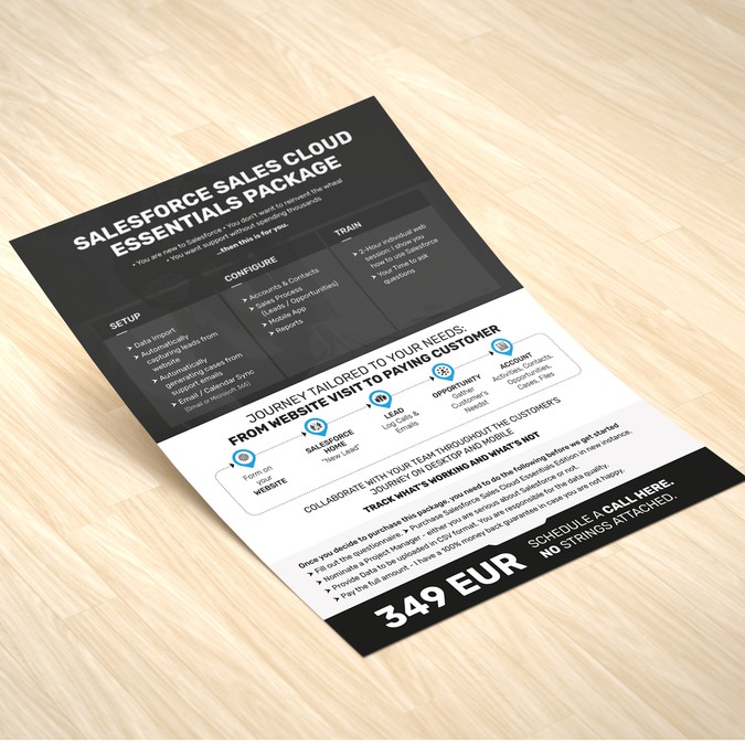 Design a one page promo package for a Salesforce Consultancy | Postcard ...