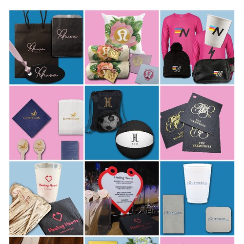 Designs | Instagram feed mood board for custom merch business | Social ...