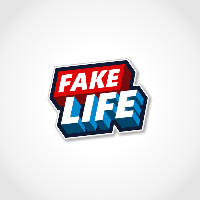 Fake Life - TV Show Logo Illustration | Illustration or graphics contest