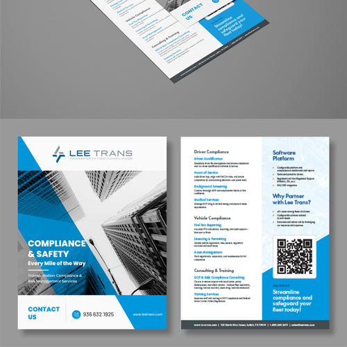 Designs | Looking for a modern corporate one-sheet design! | Postcard ...