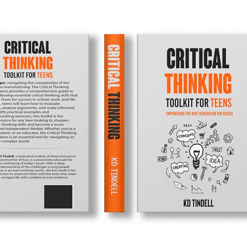 Designs | Critical Thinking Skills for Teens | Book cover contest
