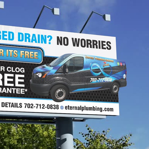 design a world class billboard for a world class plumbing company ...