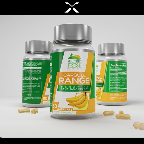 Designs | Capsule Bottle Label Design | Product label contest