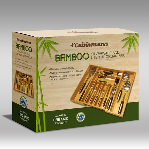 Design a Package on a box for Cuisinewares in the kitchen space ...