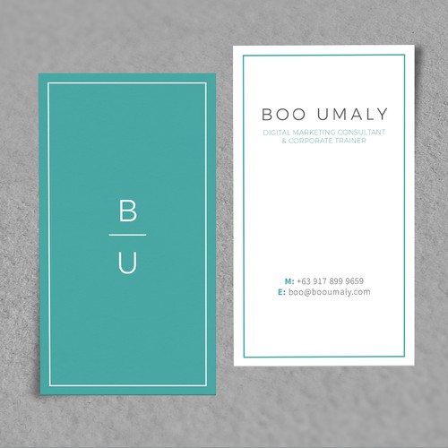 Simple business card for a corporate consultant practice | Business ...