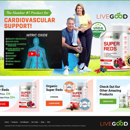 Designs | NEW - ***GUARANTEED PRIZE*** Landing Page for Nutritional ...