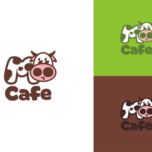 Designs | Moo Cafe wants your help to create a cute logo for our cafe ...