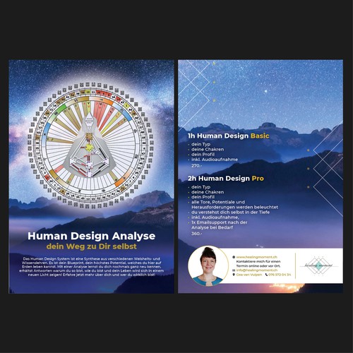 Designs | Human Design System Analyse- spiritueller Flyer für ...