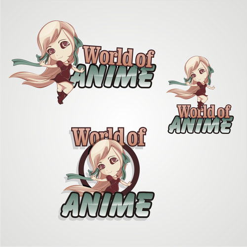Design a Chibi logo for the World of Anime Webstore | Logo design contest
