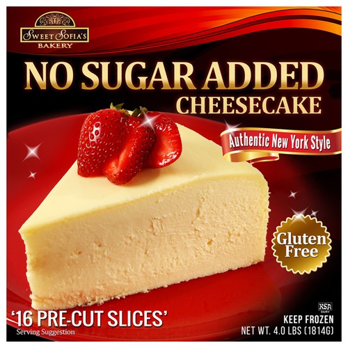 Designs | Gourmet Cheesecake Package Design (No Sugar Added) | Product ...