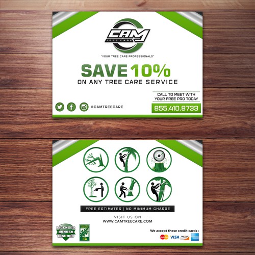 Tree Care Company needs Modern Print Ad | Postcard, flyer or print contest