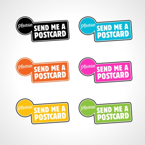 Please send me a postcard | Logo design contest